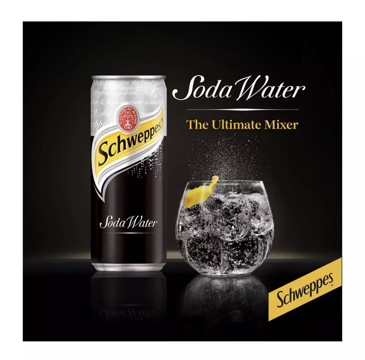 SCHWEPPES Soda Water Can 320ml – Laguna Mart by Myra's